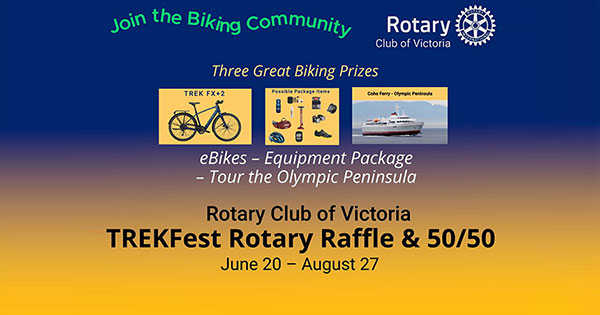 Order tickets for the Rotary TREKFest Raffle & 50/50 | Raffle Nexus